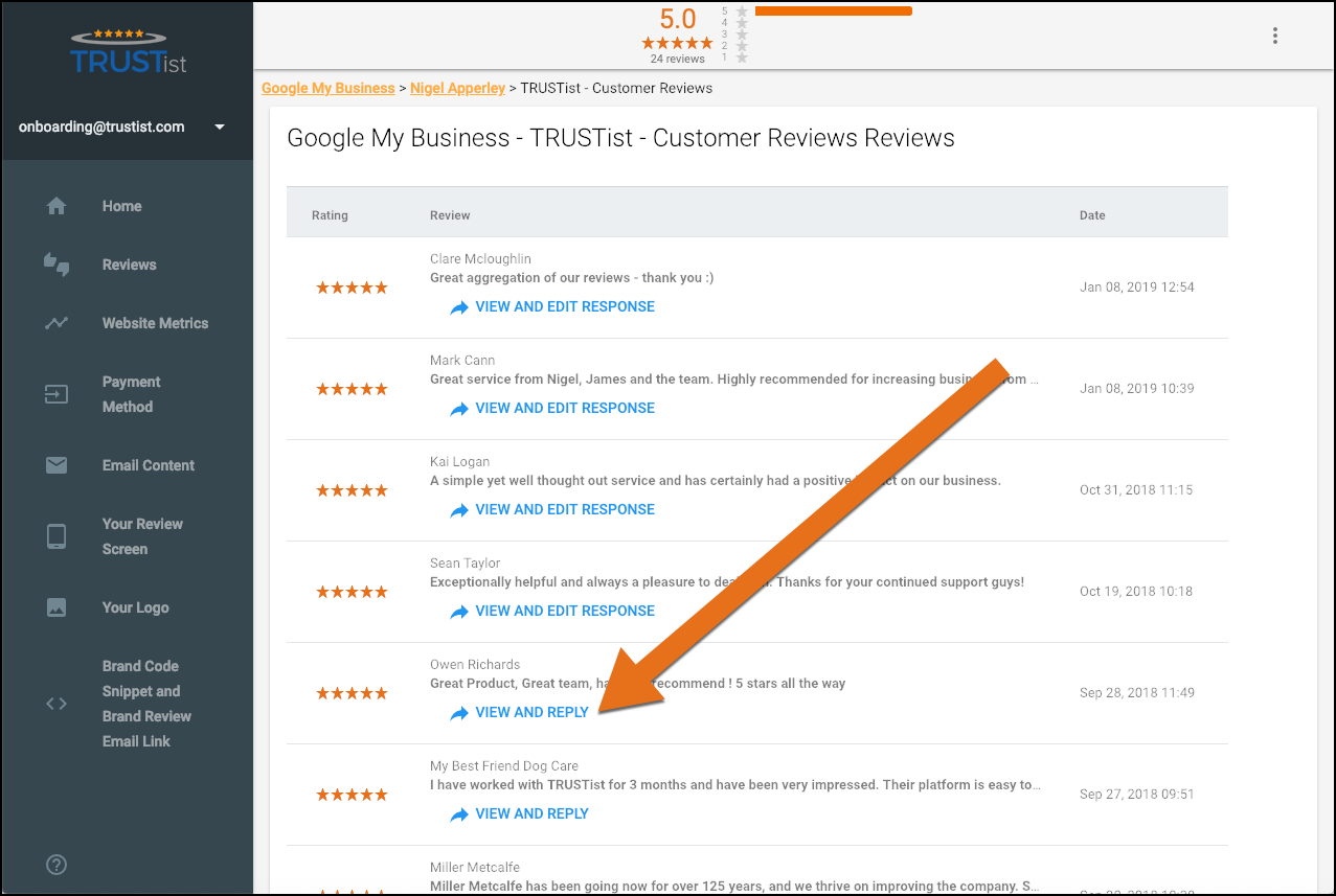 Connecting Google My Business (GMB) To Your Trustist Account - Trustist ...